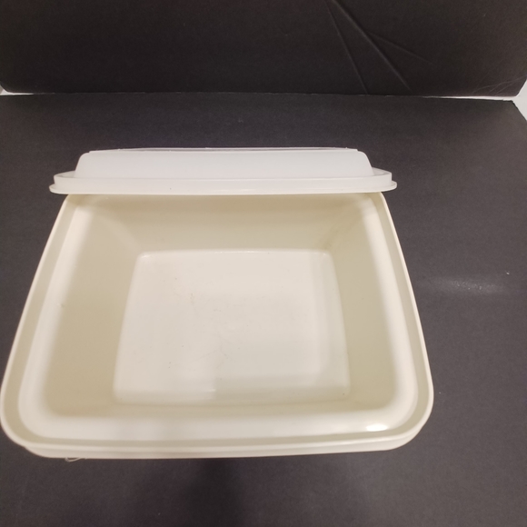 Tupperware | Kitchen | Vintage Tupperware Tan Freeze Save Ice Cream ...